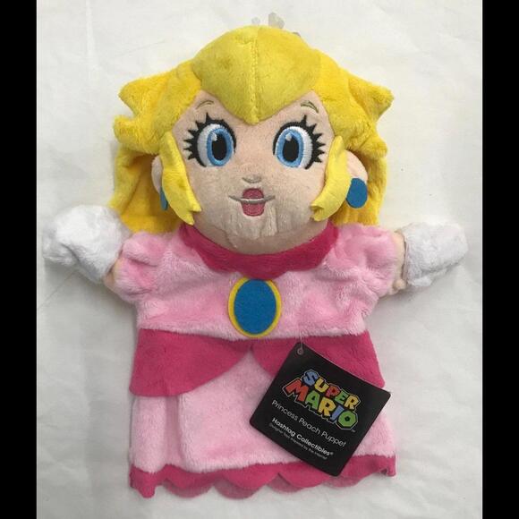 Nintendo | Toys | Princess Peach Plush Puppet | Poshmark